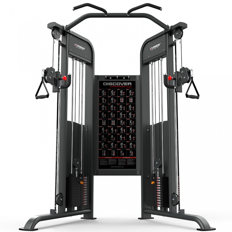 HARISON Home Gym Cable Crossover Machine DISCOVER-109 FTS Glide ...