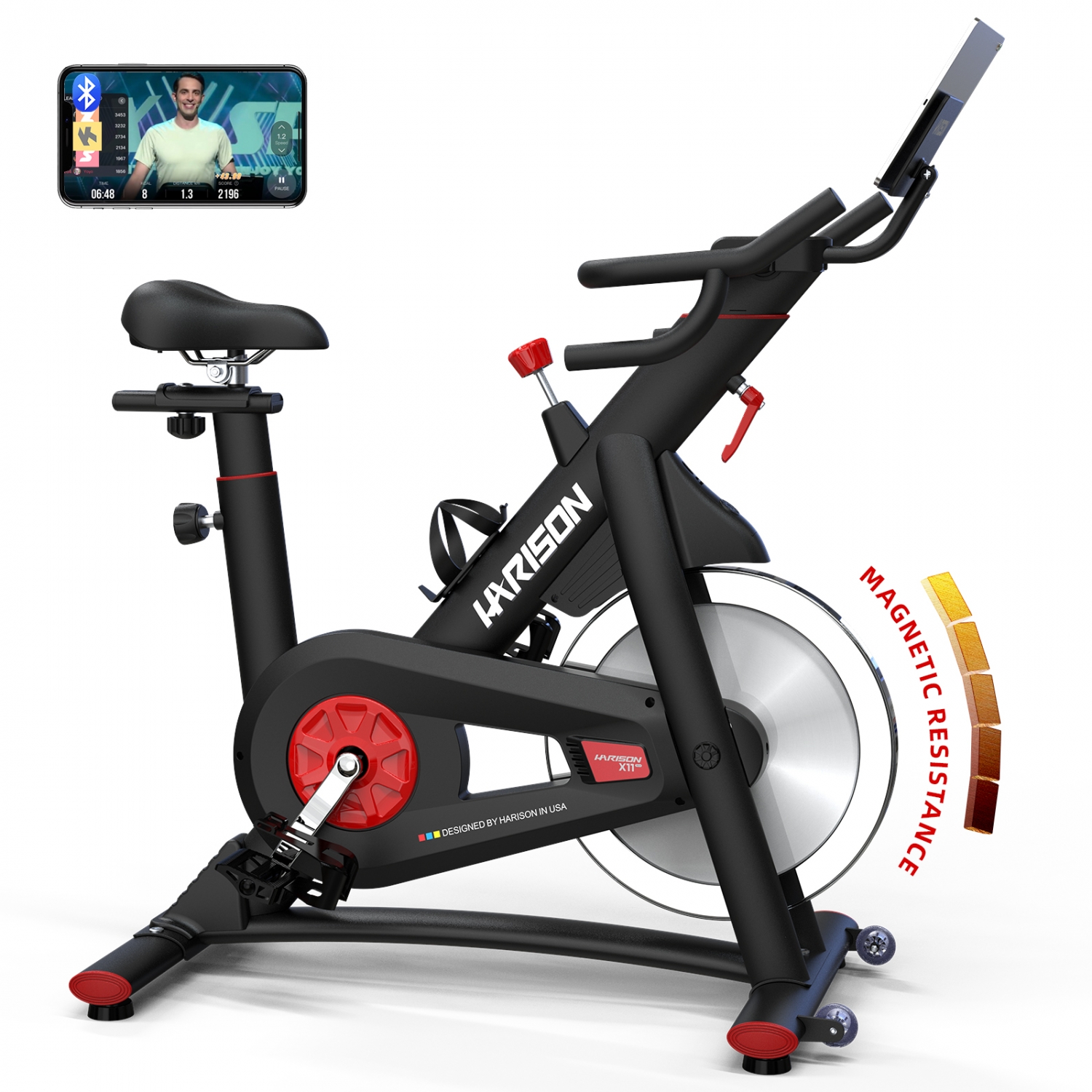 HARISON HR-X11 Tech Home Exercise Bike (Black) | Harison Fitness best ...