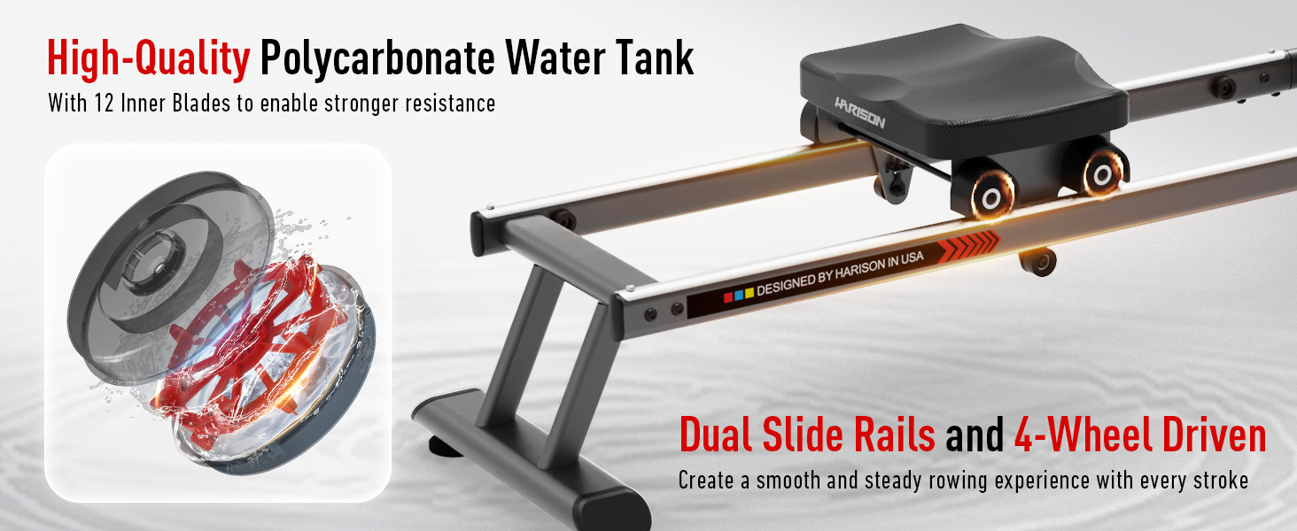 HARISON Hr-W8Eco Water Rowing Machine | Harison Fitness best quality ...