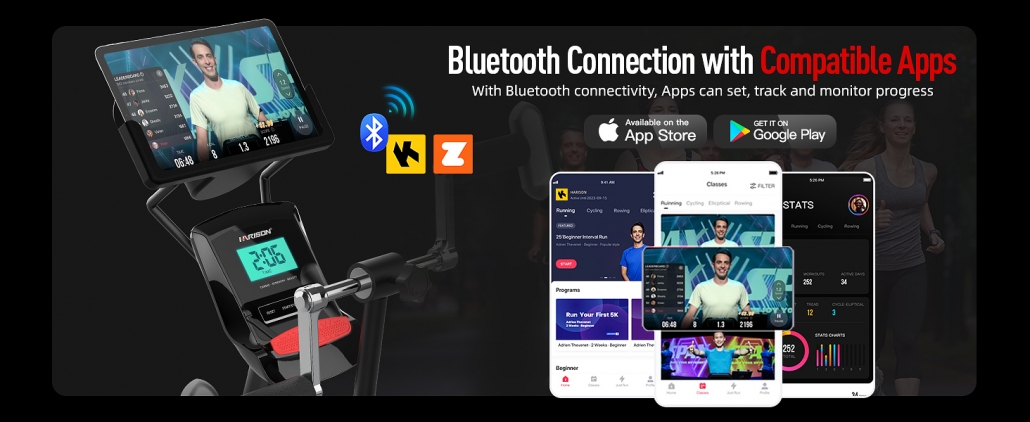 HARISON HR-B8 Re Home Recumbent Exercise Bike with Bluetooth and Arm ...