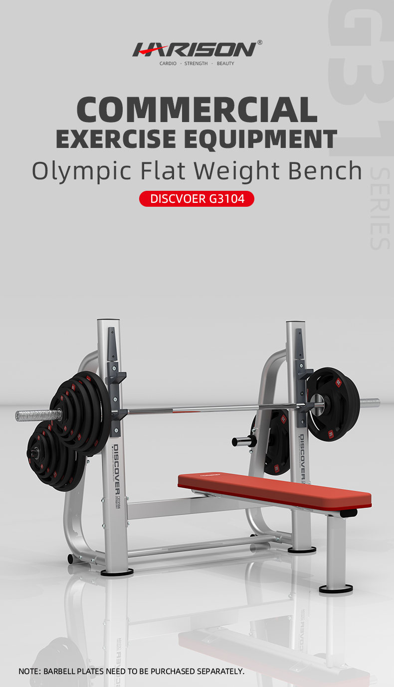 HARISON Discover G3104 Olympic Flat Weight Bench | Harison Fitness best ...