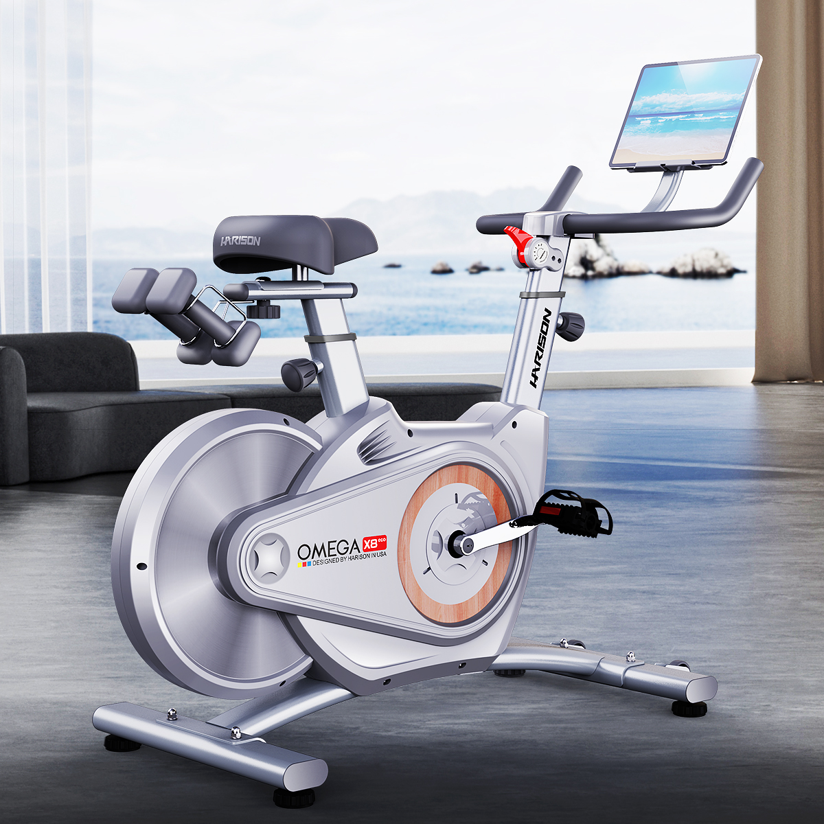 Why does Harison have a place among so many sports brands?